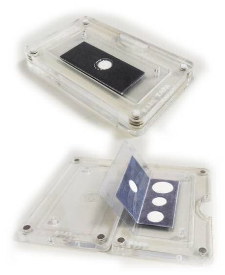 Foldable paper-based device for detection of infection in body fluids