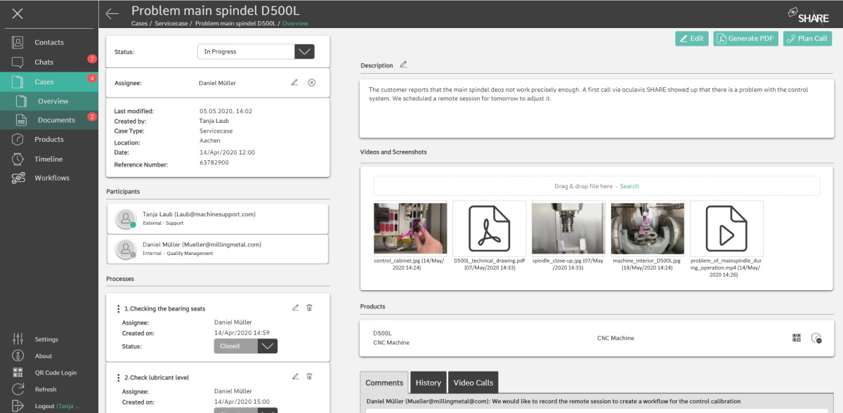 OCULAVIS - Remote Service Platform with customisable service apps, AR ...